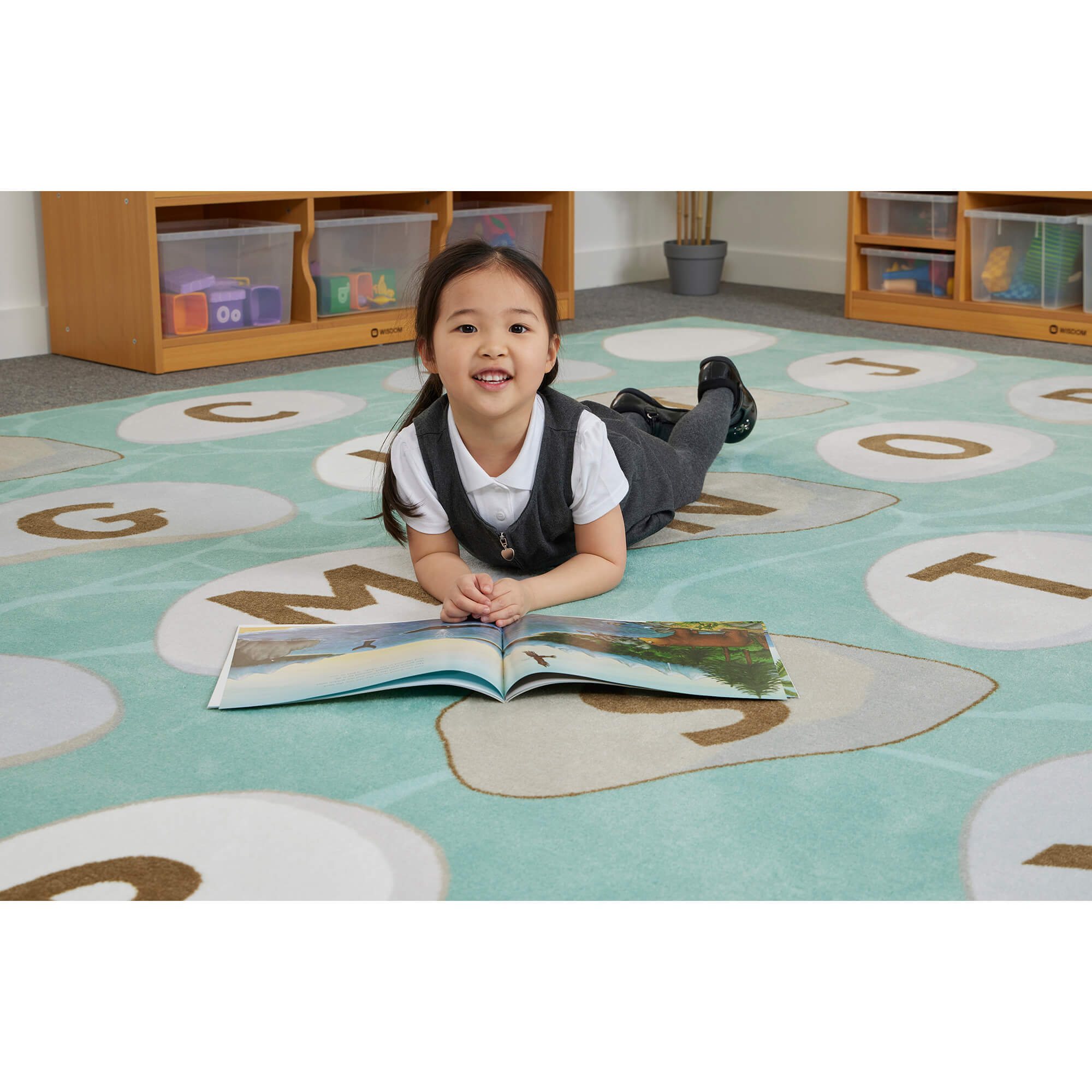 Alphabet Rocks Learning Rug | Profile Education